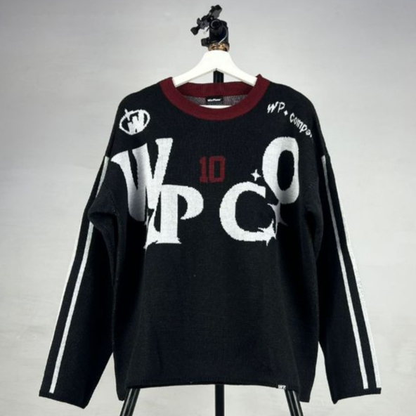 Jual Wp Company - WP co - Knitwear BOXY WPCO BLACK10 Knit Switer Unisex ...
