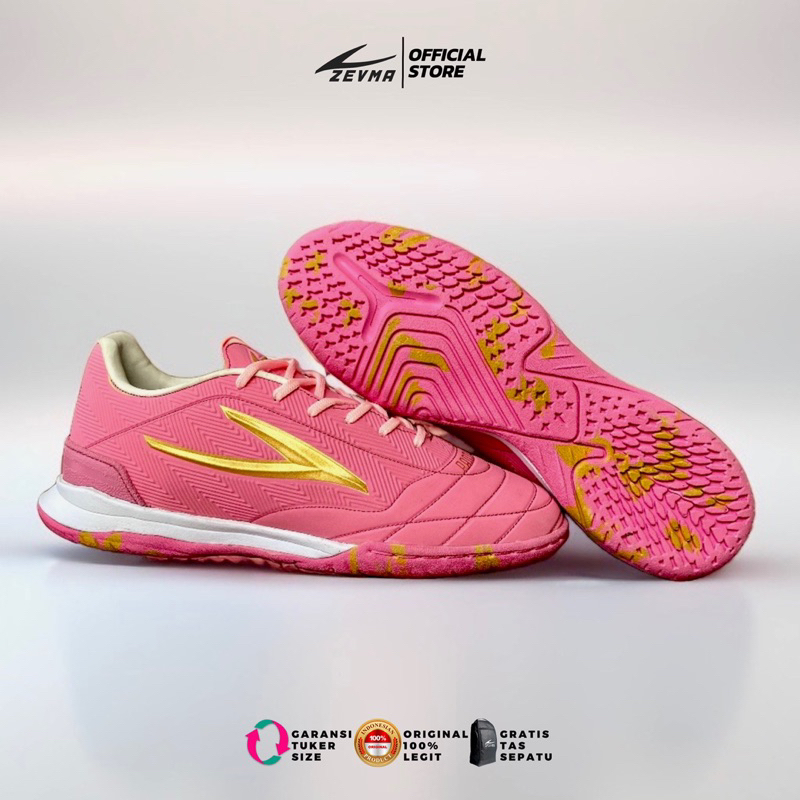 Jual Zevma Sepatu Futsal Panthera Pro - 2 Soft Pink Gold IC | Shopee ...