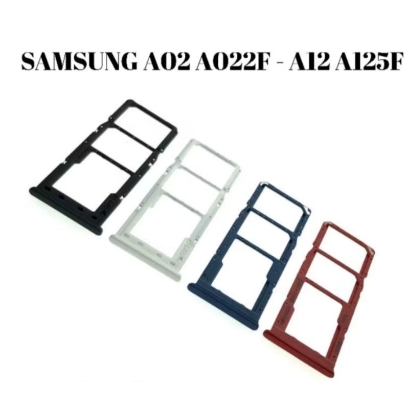 Jual SIMTRAY SIMCARD SLOT SIM SAMSUNG GALAXY A12 A02 A02F A125F SIMCARD ...