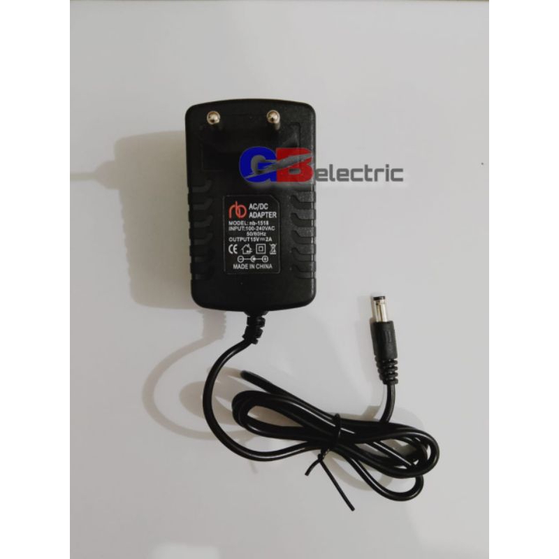 Jual adaptor 15v 2a dengan indikator led model kodok | Shopee Indonesia