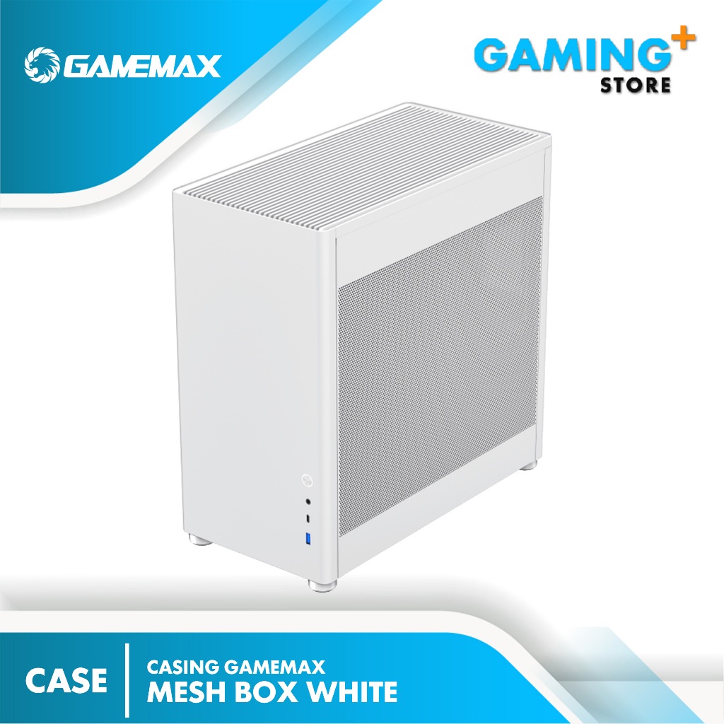 Jual GameMax Casing Mesh Box White ATX Gaming PC Case | Shopee Indonesia