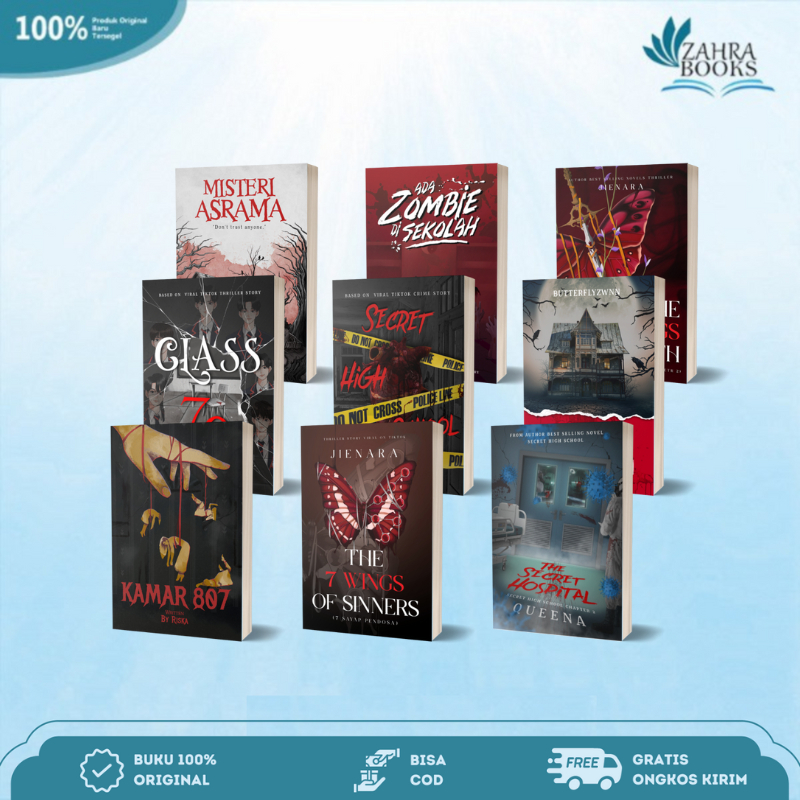 Jual NOVEL MISTERI : Secret High School, Kosan Bu Andin, Class 7E, 7 ...