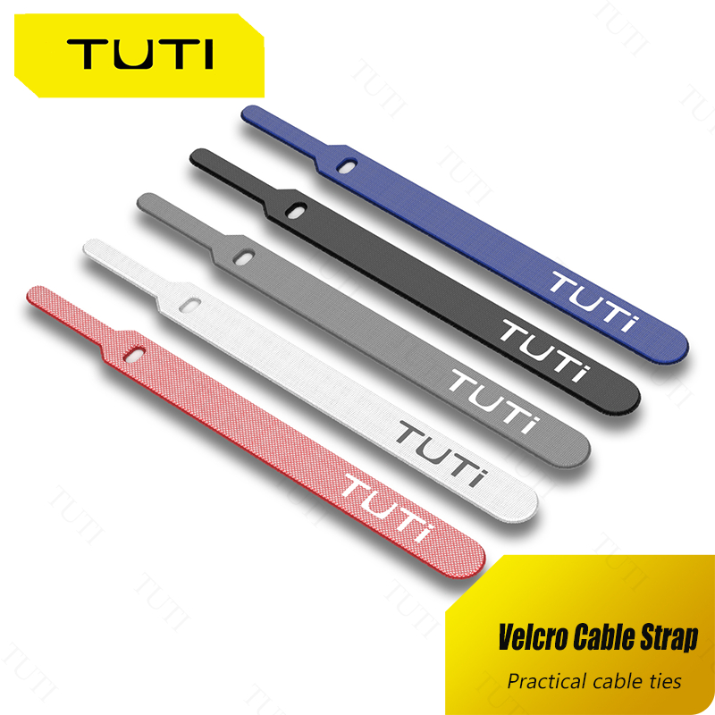 Jual TUTI 15cm Velcro Pengikat Kabel Strap Kabel Velcro Multifungsi ...