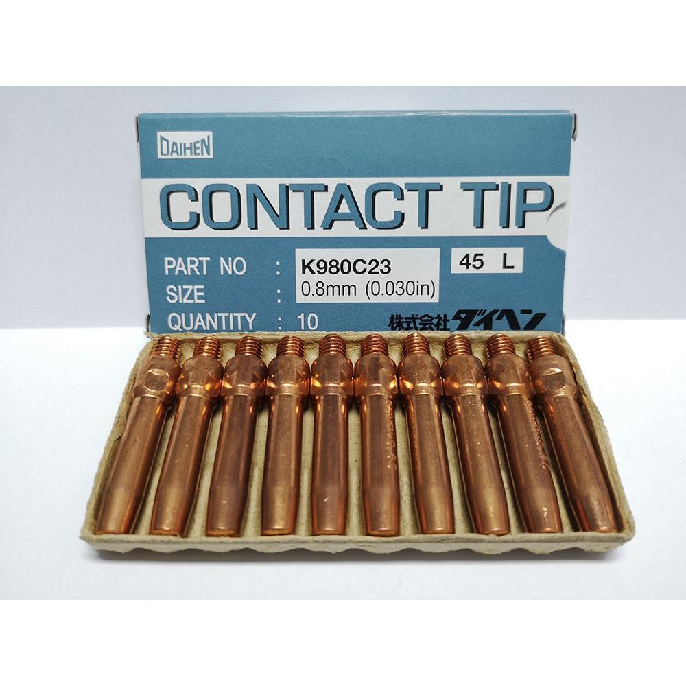 Jual OTC DAIHEN K980C23 Contact Kontak Tip 0.8 x 45 mm Original ...