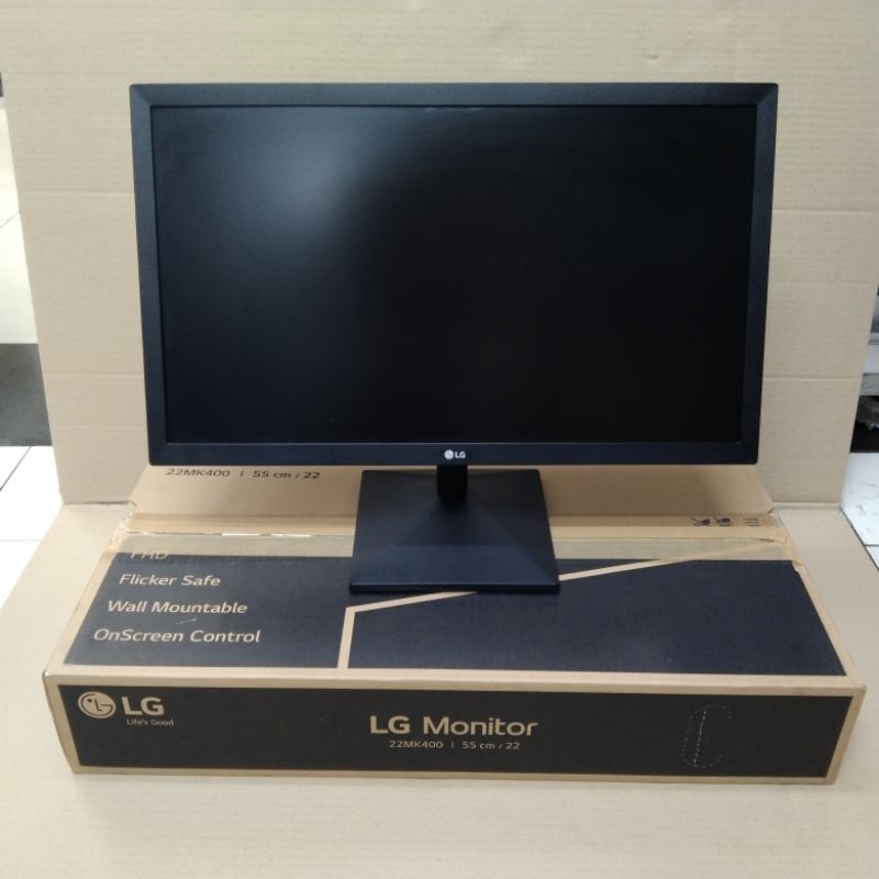 Jual MONITOR LED LG 22-INCHI 22MK400 FULLSET LENGKAP BOX | Shopee Indonesia