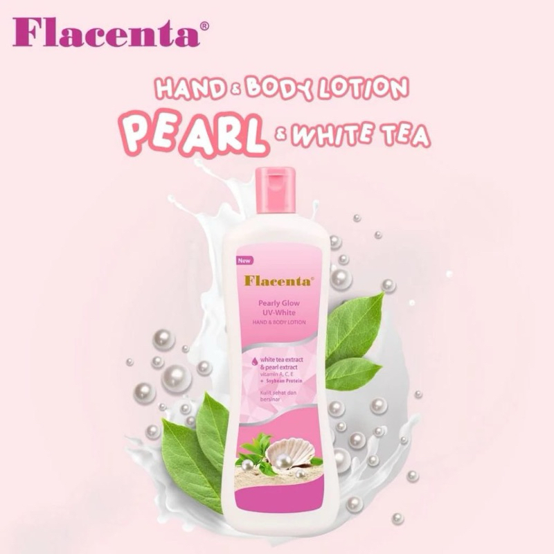 Jual FLACENTA Hand and Body UV White Healthy Glow Pearl & Body Lotion ...