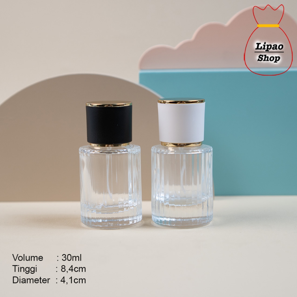 Jual Botol Parfum 30ml Spray Kaca - Model Salur Kode CLOE Refill Isi ...