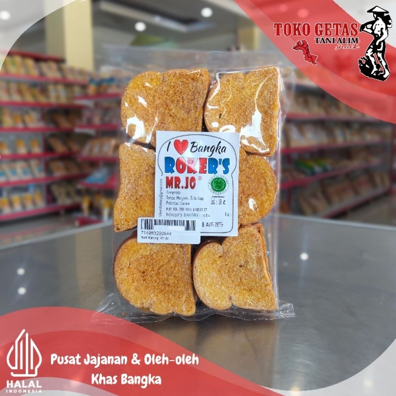 Jual Kue Roti Kering (Roker) Khas Bangka MR.JO isi 18pcs | Shopee Indonesia