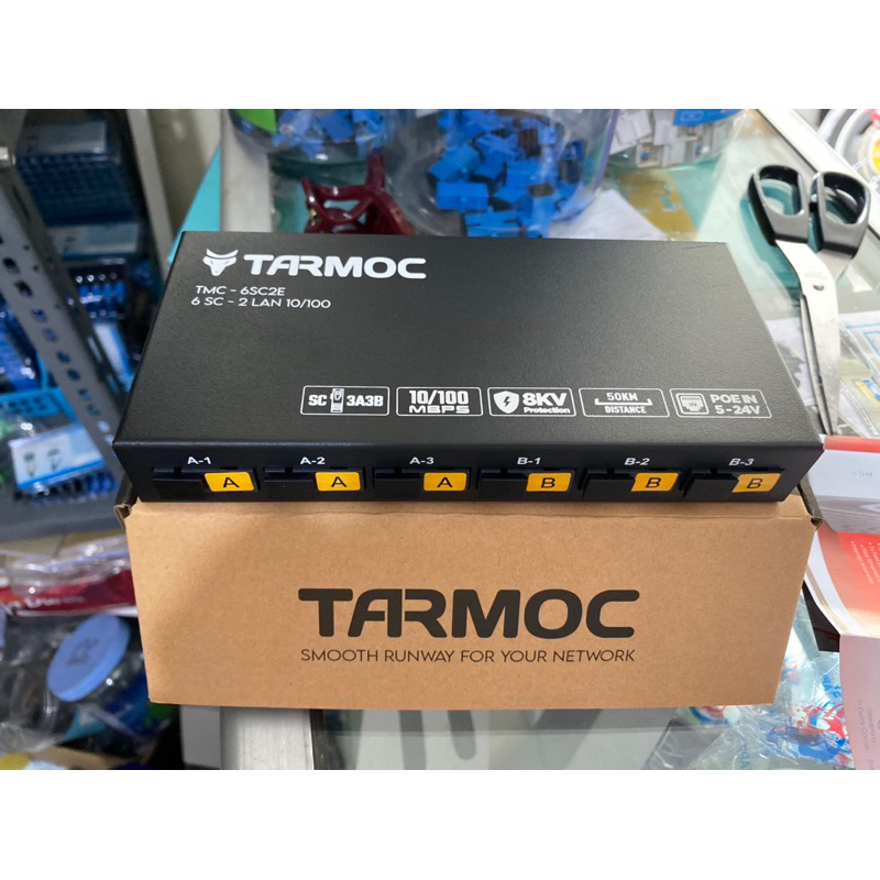 Jual Tarmoc TMC-6SC2E-3A3B-P | Media Converter Switch 6FO 2LAN / 6 FO 2 ...