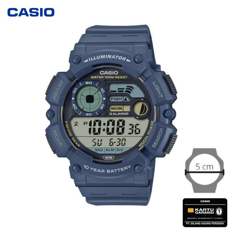 Jual JAM TANGAN CASIO PRIA CASIO WS-1500H-1A / WS1500H 1AV CASIO ORIGINAL | Shopee Indonesia
