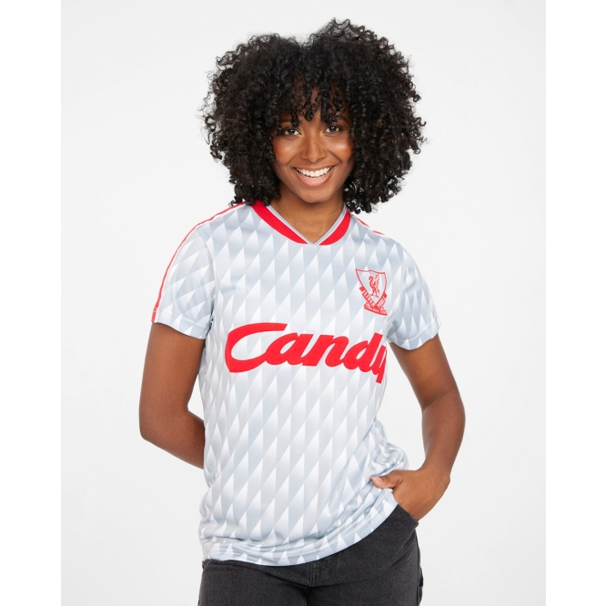 Jual Liverpool FC Womens Retro Candy Away Shirt - Official LFC Jersey ...