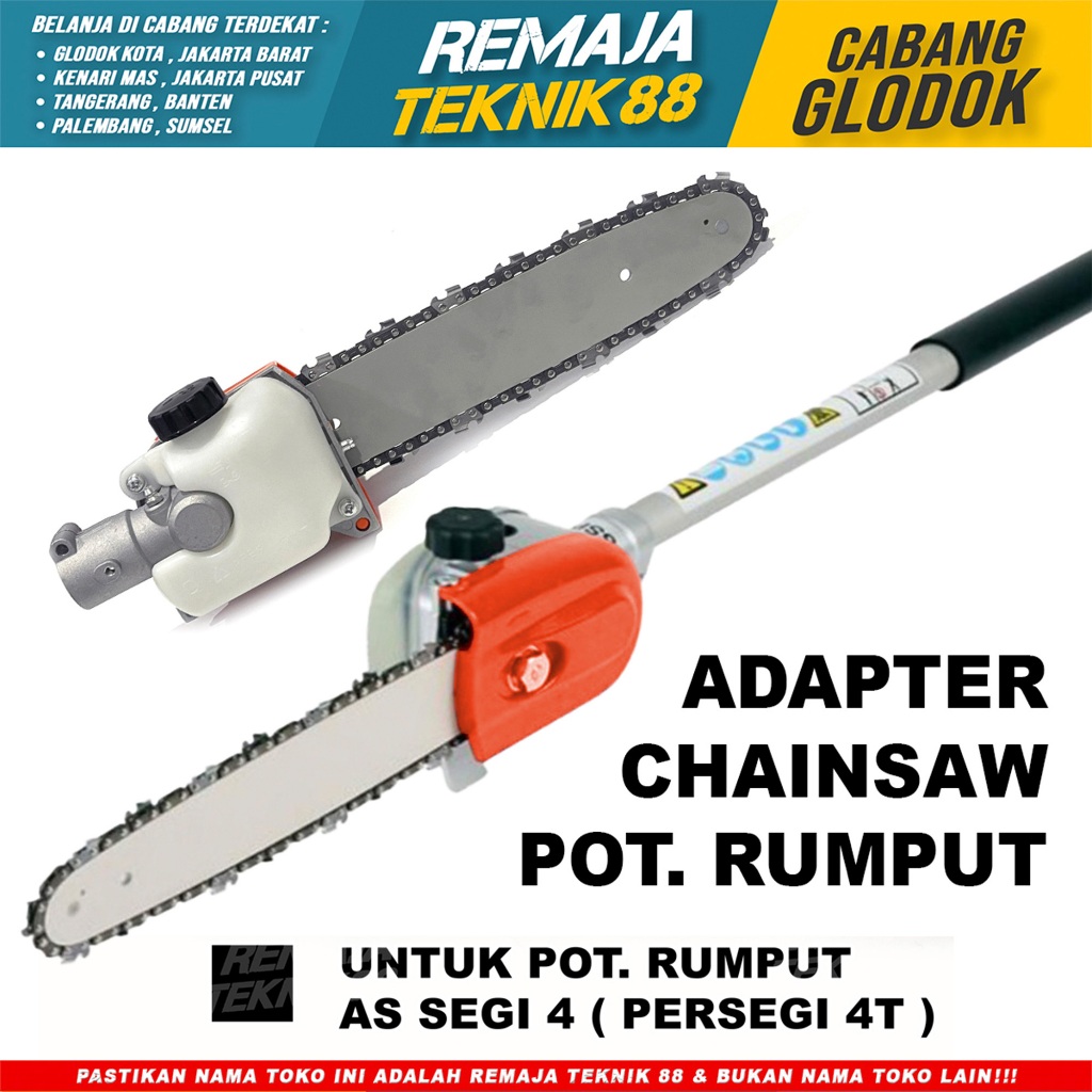 Jual Adaptor POTONG KAYU Adapter Mini Chainsaw 12 Inch Adapter Mesin ...