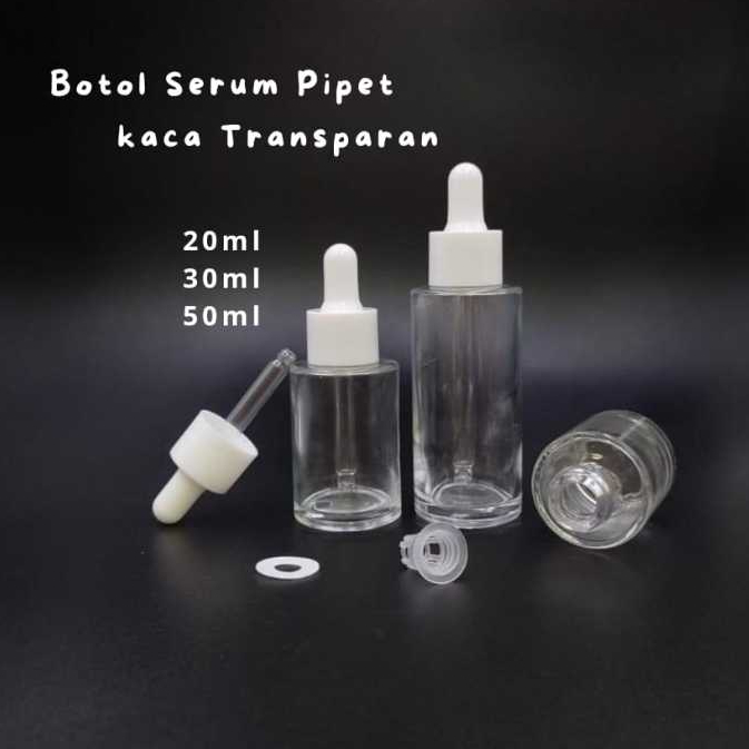 Jual Botol Serum Pipet 20ml 30ml 50ml Botol Dropper Obat Tetes Vitamin ...
