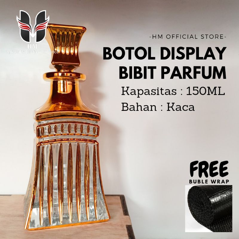 Jual Botol Display Tester Parfum 150ML Model Saudi Arabia Gold | Shopee ...