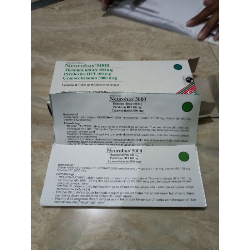 Jual Neurohax 5000 /strip 10 kaplet | Shopee Indonesia