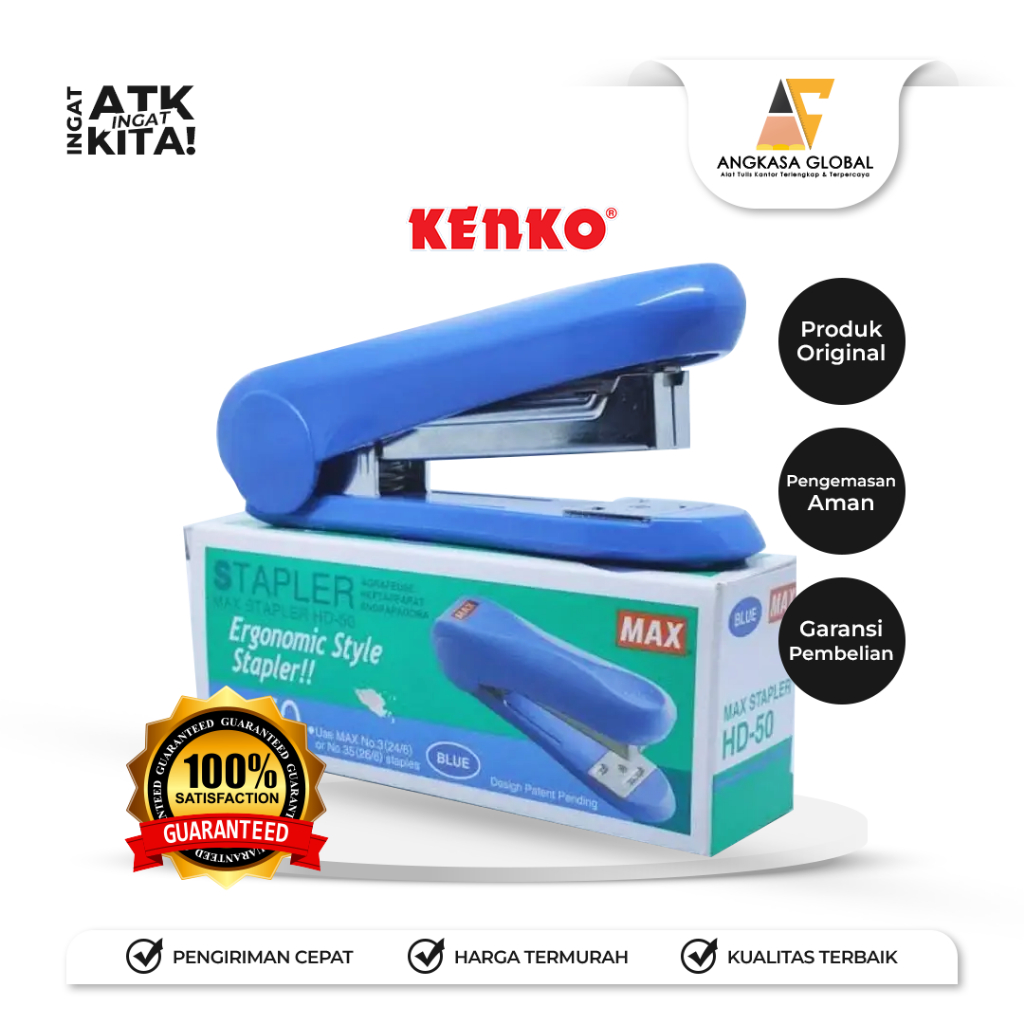 Jual KENKO STAPLER HD-50 (1PC) | Shopee Indonesia