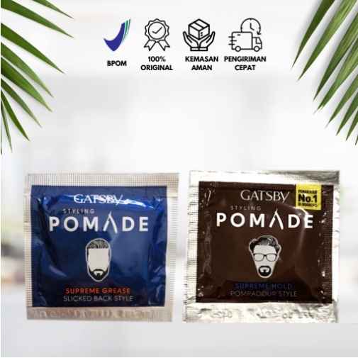 Jual GATSBY POMADE SACHET 12X6GR | Shopee Indonesia