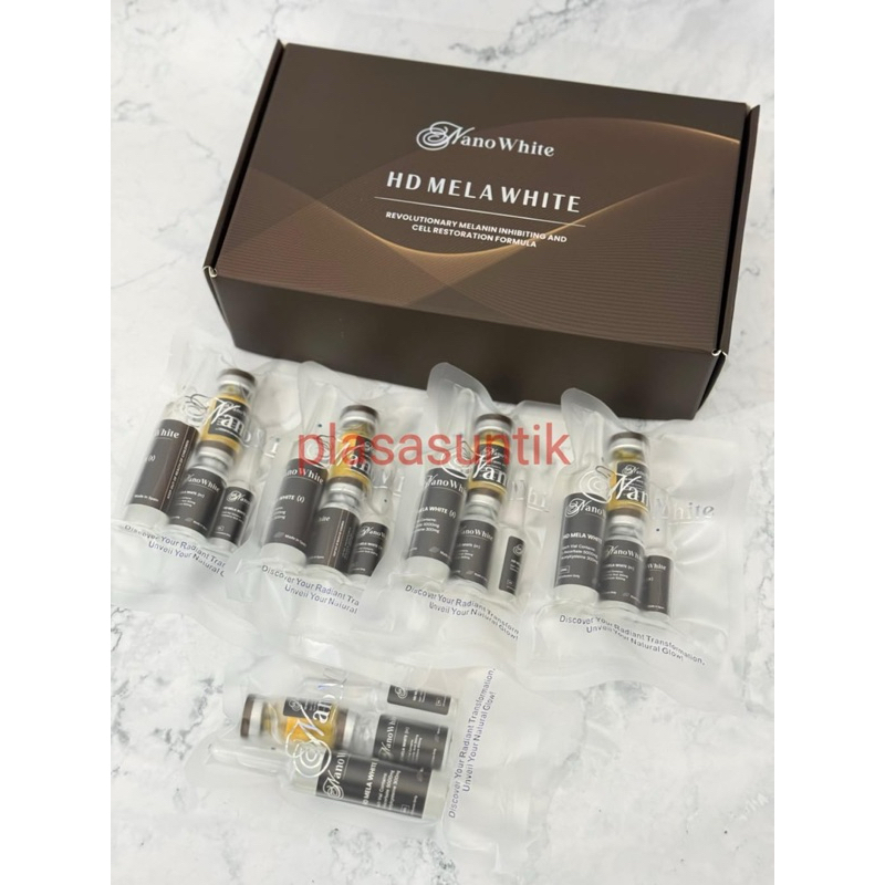 Jual Mela white HD Nano white Melanin Inhibitor | Shopee Indonesia