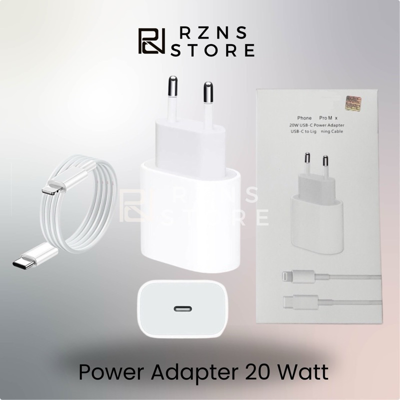 Jual RZNS Charger Iphone Fast Charging PD 20W - USB C To Lightning 1 ...
