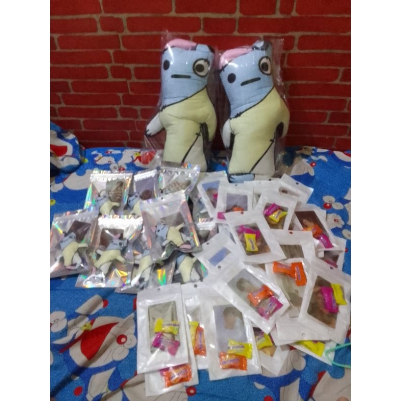 Jual Nong Nao Bad Buddy Series Ohm Nanon Fanmade Boneka Free keychain ...