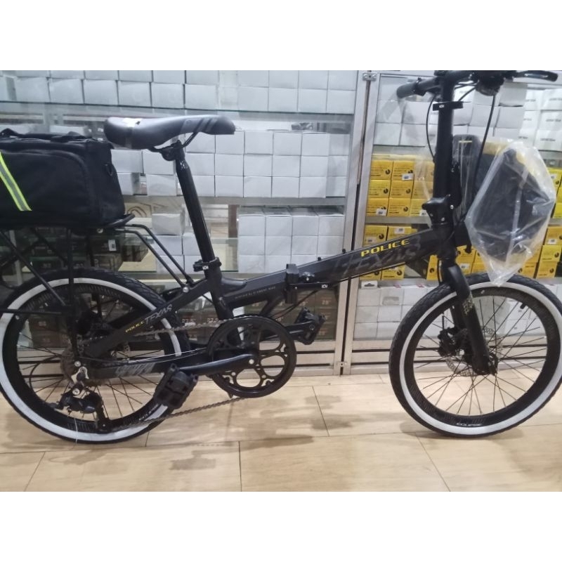 Jual Sepeda Lipat Police Texas Bike To Work | Shopee Indonesia