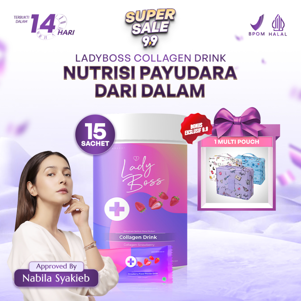 Jual Smart Breast - Lady Boss Breast & Collagen Drink ( Suplemen ...