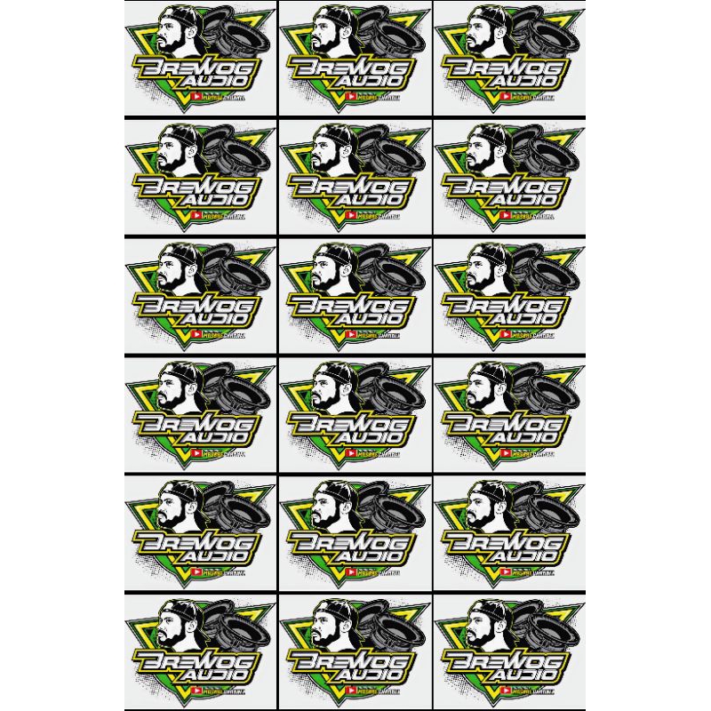 Jual STIKER BREWOG AUDIO | STIKER SOUND BREWOG | STIKER SOUND | STIKER ...