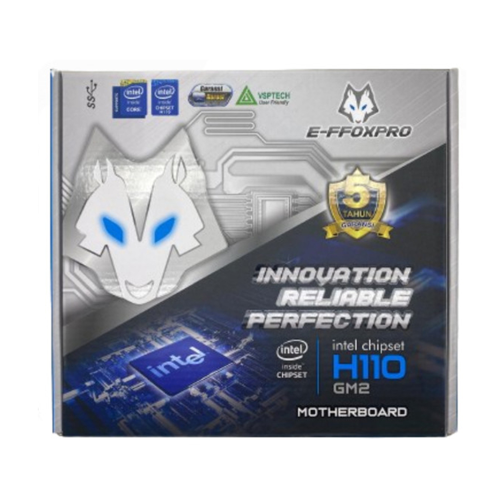 Jual Motherboard Effoxpro H110 GM2 ( LGA1151 / H110 / DDR4 / M2 NVME ...
