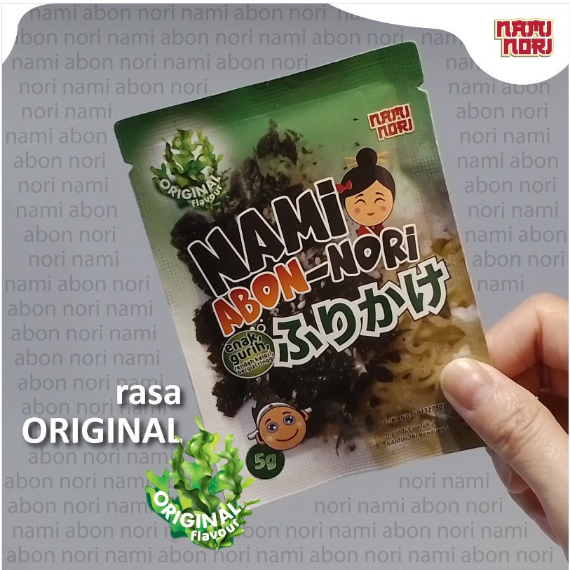 Jual NAMI ABONORI Cemilan Rumput Laut / Seaweed / Nori rasa ORIGINAL (1 ...