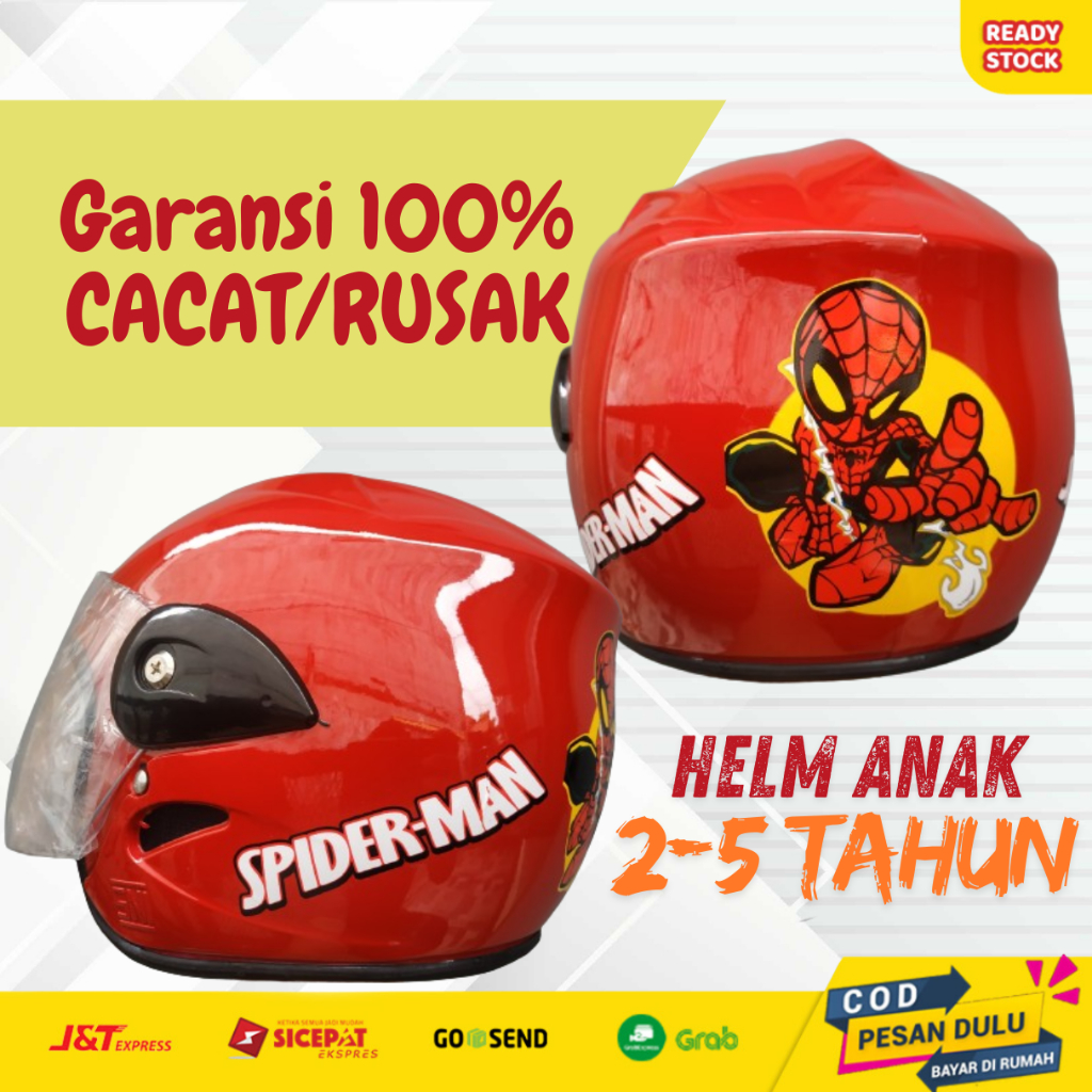 Jual Helm Anak SNI Laki Laki Perempuan Usia 2 3 Tahun | Shopee Indonesia