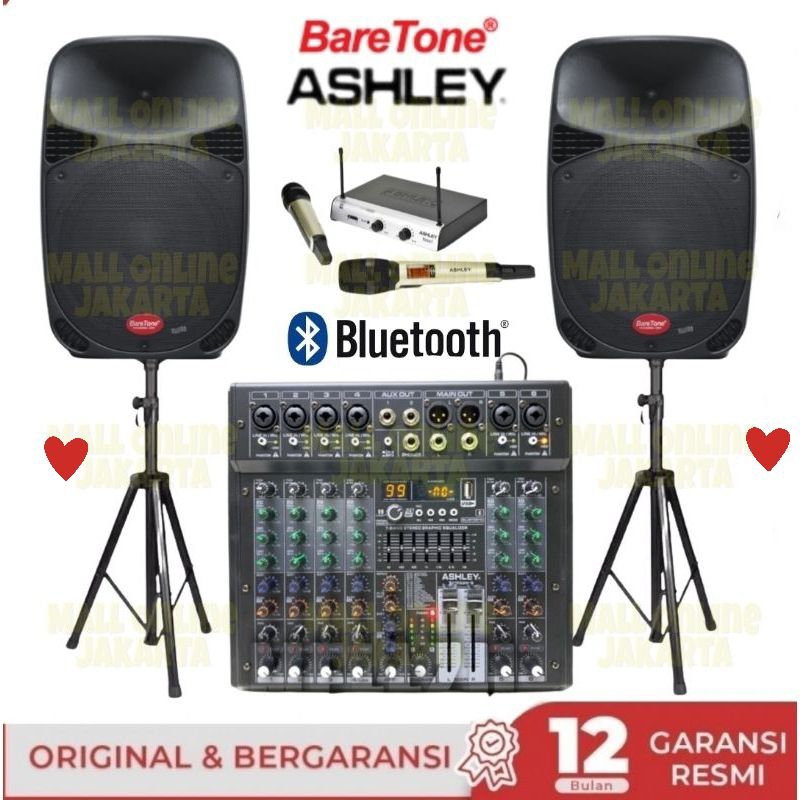 Jual Paket Karaoke Studio Sound system Speaker 15 inchi Mixer ashley ...