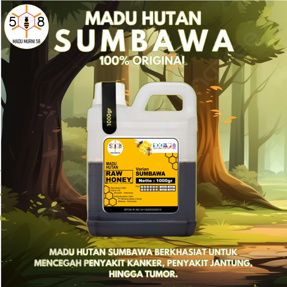 Jual Madu Lebah Asli 100% Hutan Sumbawa Madu Asli Murni Tanpa Campuran ...