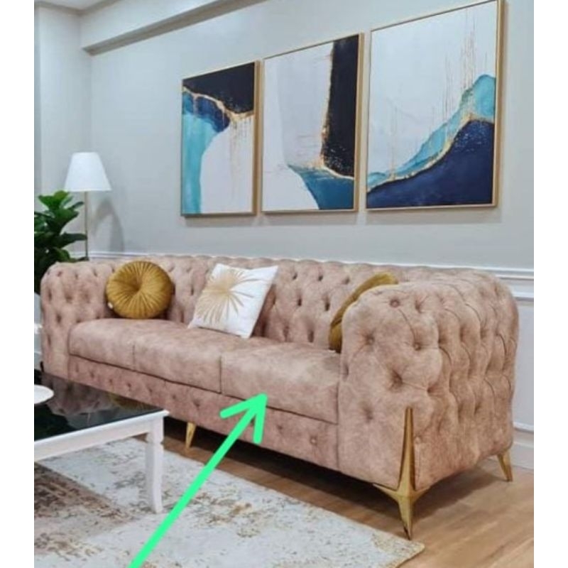 Jual sofa mewah custom/sofa PO/sofa pink (HARAP BACA DESKRIPSI TERLEBIH ...