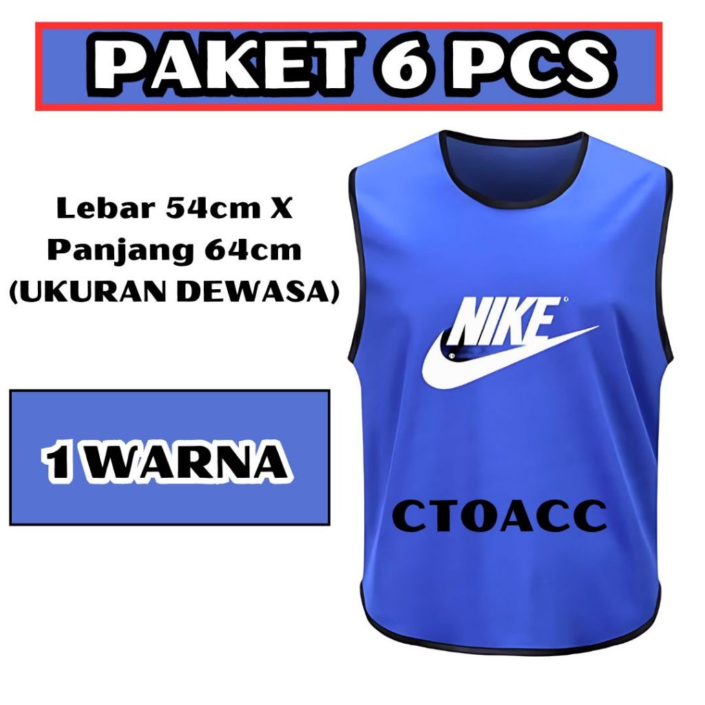 Jual Rompi Futsal/Rompi Bola/Rompi Sepak Bola/Rompi Olahraga Termurah 6 ...