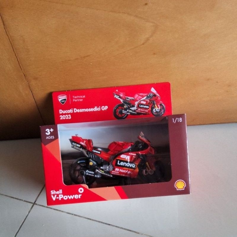 Jual Diecast Ducati Desmosedici GP 2023 Shell | Shopee Indonesia