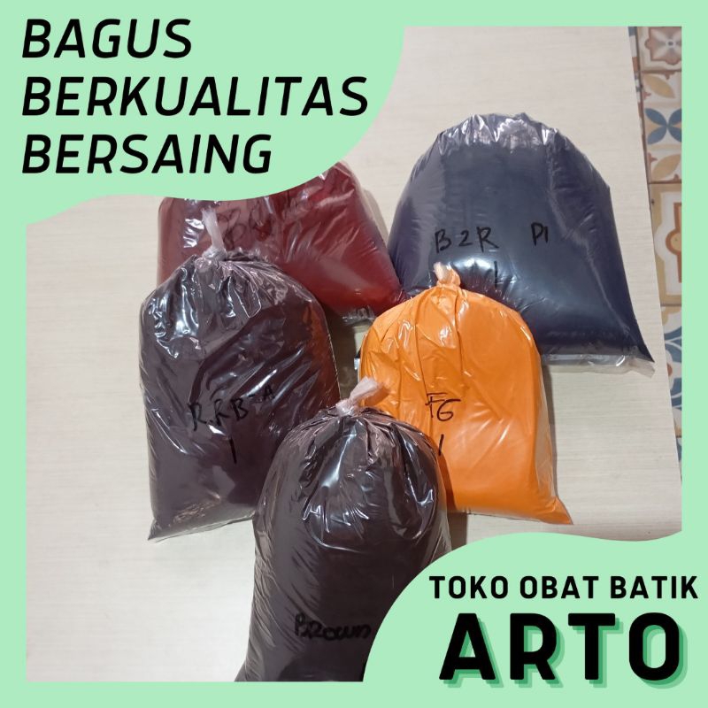 Jual [250 gram] Pewarna Batik Procion / Reaktif Pewarna Kain Batik atau ...