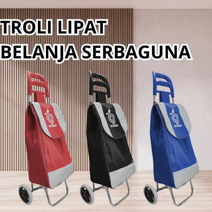 Jual DTG Trolly Tas Belanja / Troli Keranjang Roda Tas Trolly ...