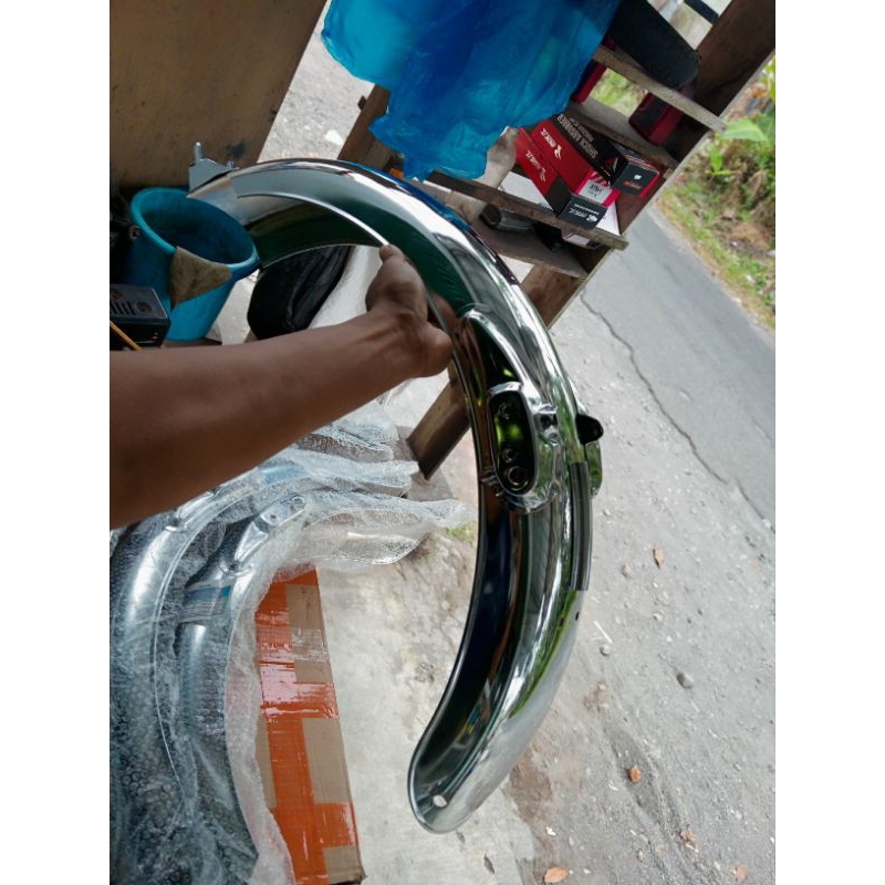 Jual spakbor cb bmx crome | Shopee Indonesia