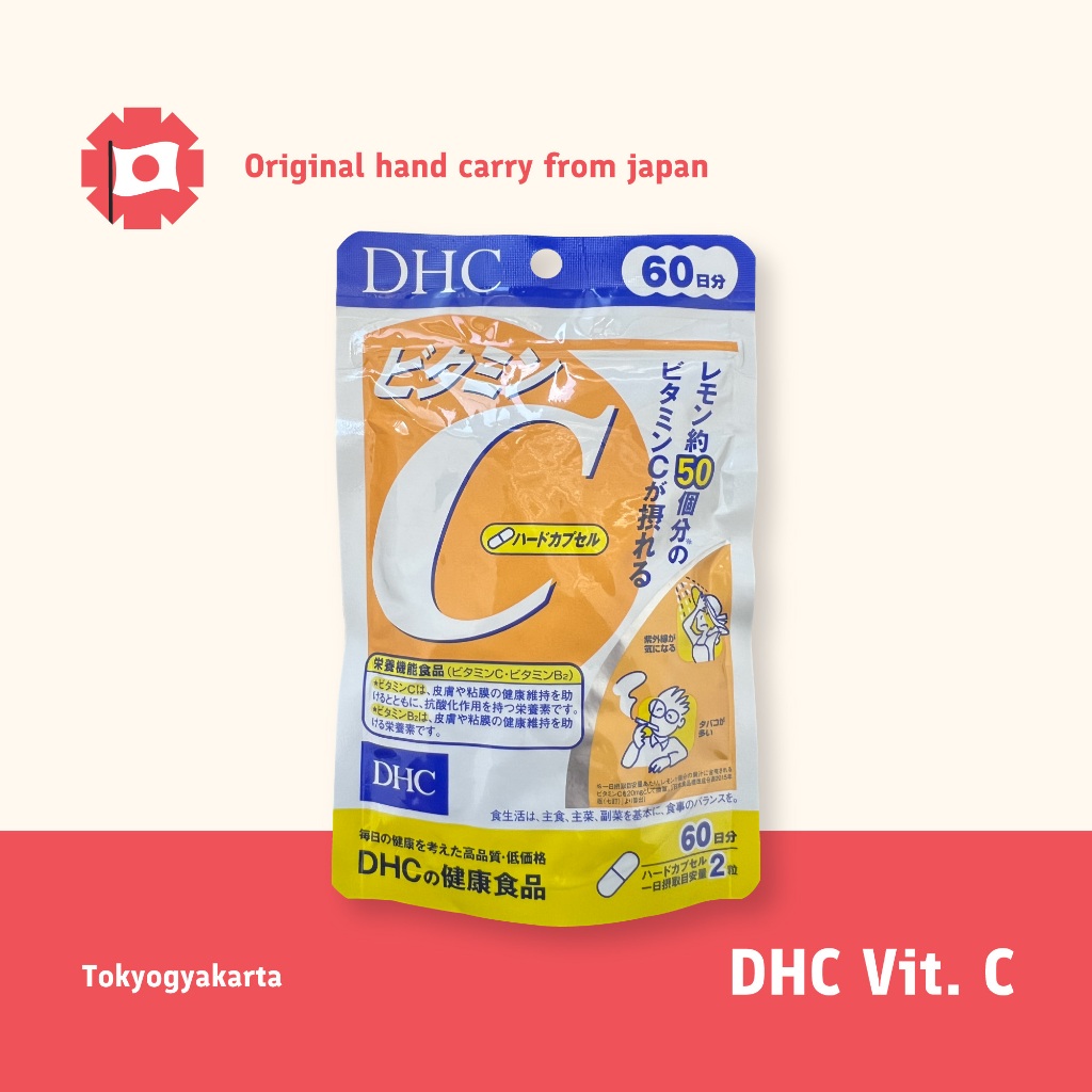 Jual DHC vitamin c 60 days isi 120 capsules 100% original japan ...