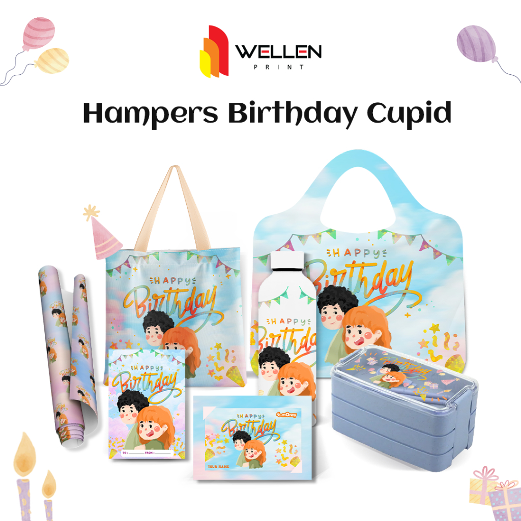 Jual WELLEN PRINT – Cetak Hampers Birthday Cupid Custom / Print ...