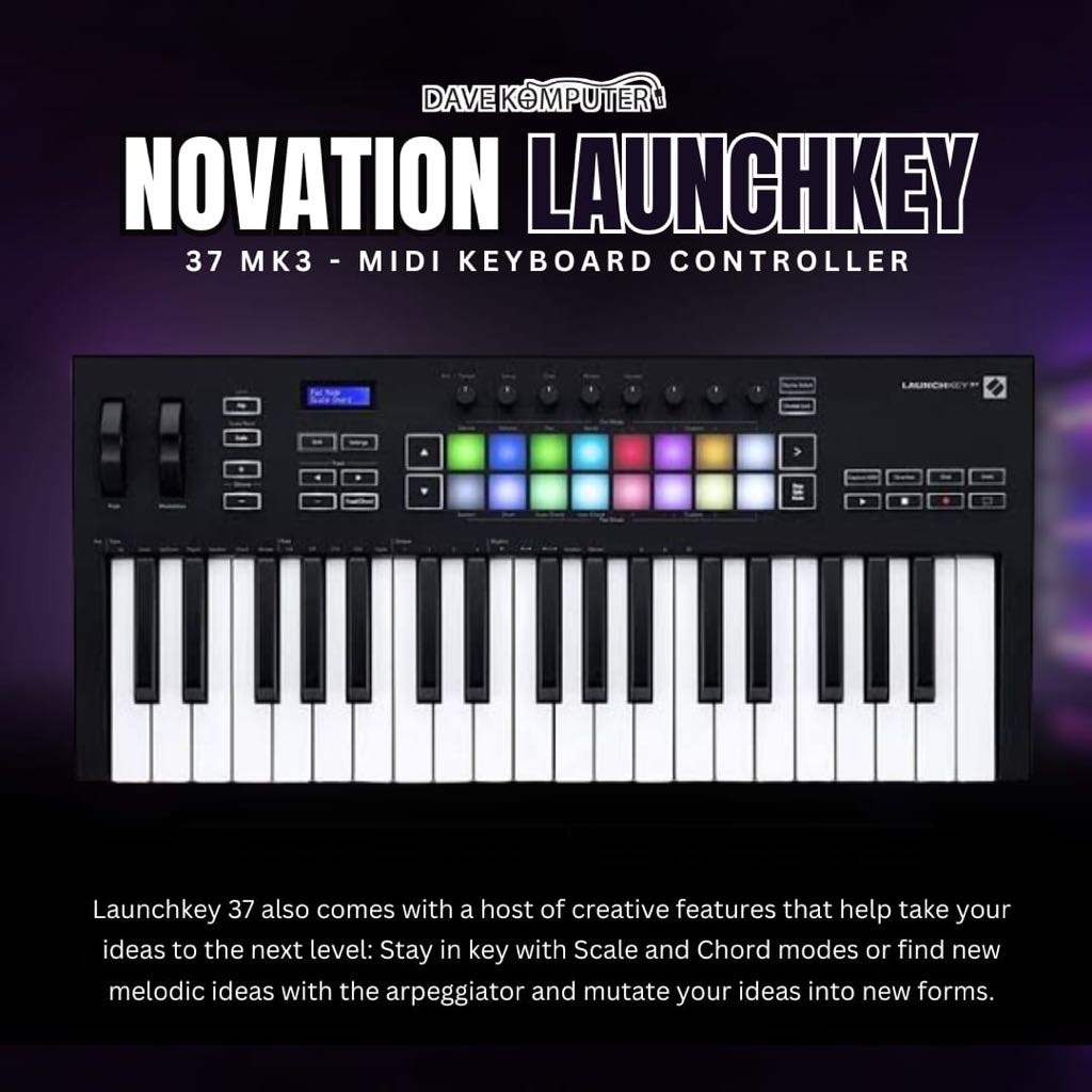 Jual NOVATION launchkey 37 MK3 Midi Controller Keyboard | Shopee Indonesia