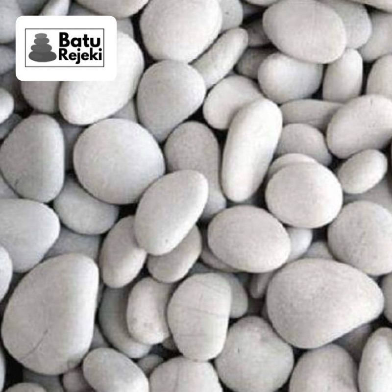 Jual Batu Putih Koral Kupang 10 kg (instan) batu alam untuk hiasan taman, pot, aquarium, makam ...