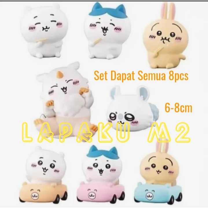 Jual Action figure Chikawa Friends Set isi 8pcs/Pajangan Topper ...
