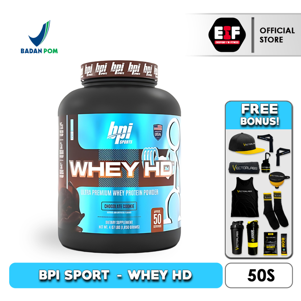 Jual BPI Sports Whey HD 4lbs Whey Protein Concentrate | Shopee Indonesia