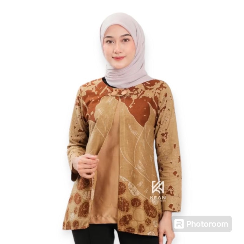 Jual BLUS BATIK, BLUS WANITA, BATIK BLUS, BATIK KERJA, BATIK KANTOR ...