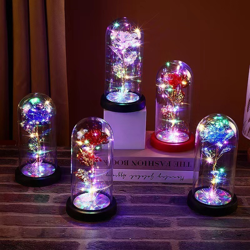 Jual |J.A| LAMPU HIAS LED BUNGA MAWAR DEKORASI BEAUTY AND THE BEAST ...