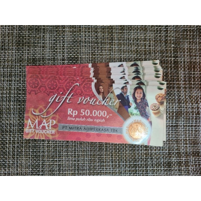 Jual Voucher MAP Pecahan 50 Ribu | Shopee Indonesia