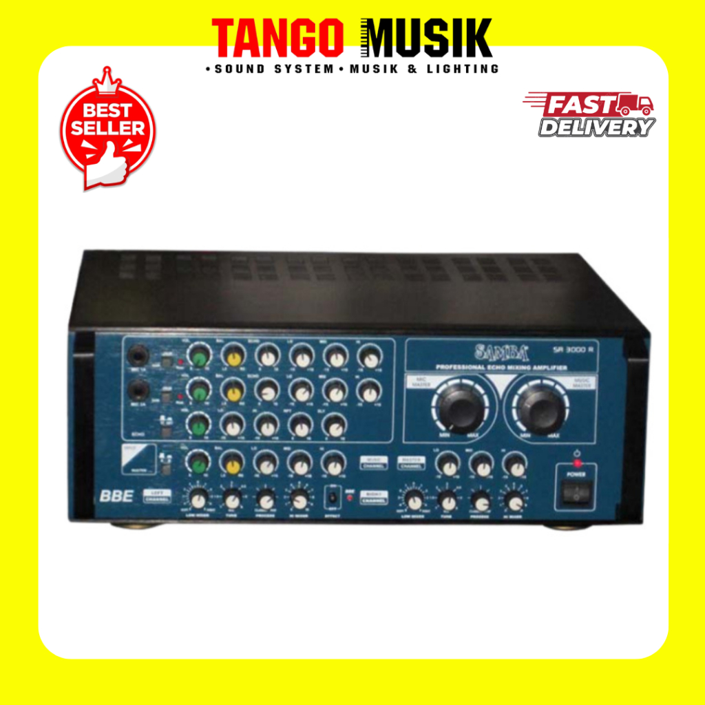 Jual POWER AMPLIFIER SAMBA SA 3000 R 550 WATT 2 x 250 WATT ORIGINAL ...