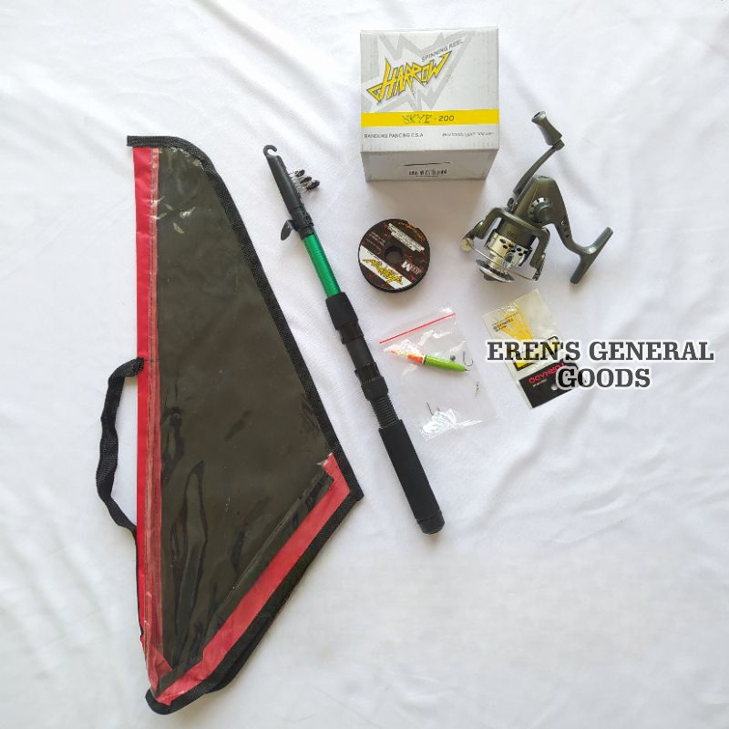 Jual TERMURAH! Set Lengkap Alat Pancing Ikan Free Tas Mancing ...