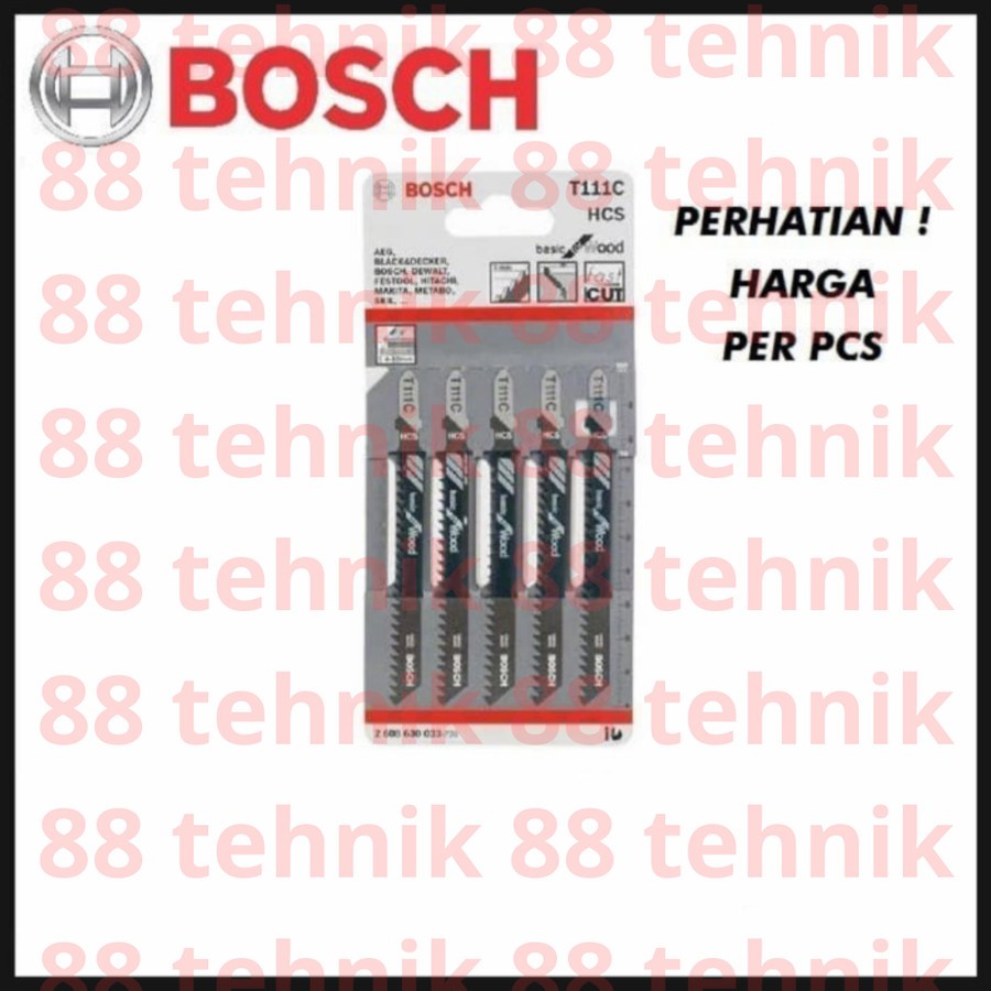 Jual MATA JIGSAW BOSCH SEMUA UKURAN T101B T101AO T118A T111C / TRIPLEK ...